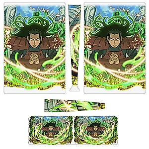 PlayStation 5 Digital edition version sticker protective cover, The Green Halo of Naruto Senjuku ps5 controller protective shell (compatible with ps5 Digital edition)