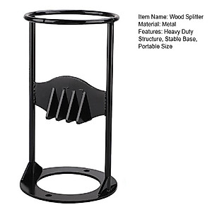 Kindling Splitter, Metal Log Splitters for Firewood, Manual Wood Splitter Wedge Heavy Duty Wood Chipper Cutter Outdoor Camping Firewood Splitter