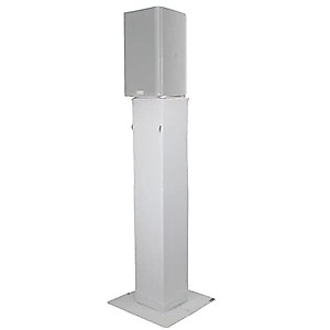 Prox XT-FLEXTOTEM TV Flex Totem TV - 3ft to 6ft Height Adjustable Totem Stand Incl. TV Mount, Foldable Base Plate and Speaker Stud