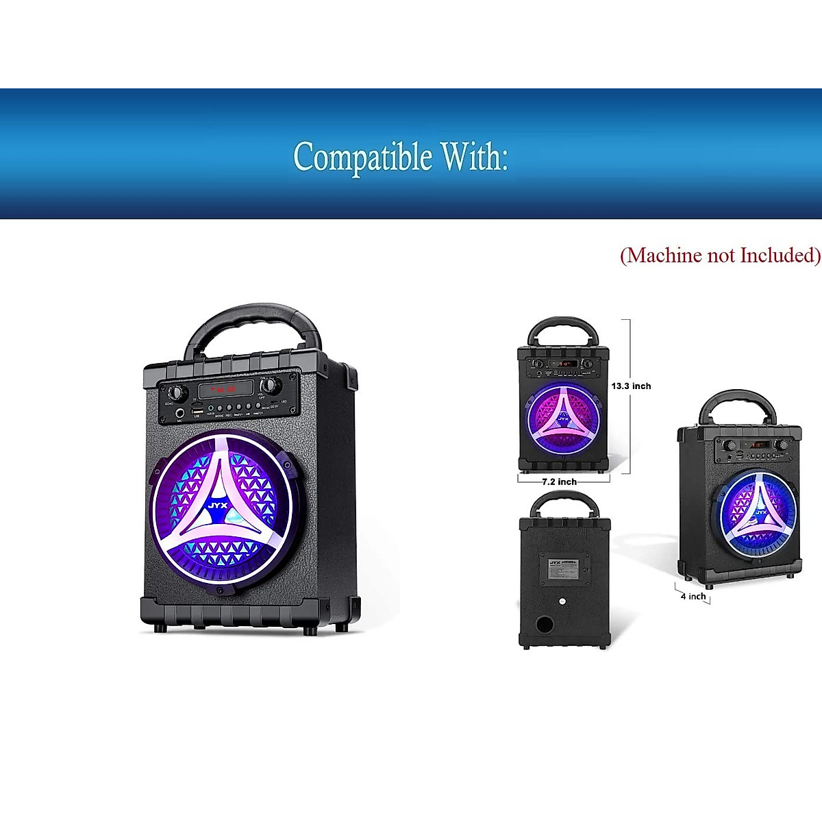 UpBright 5V AC/DC Adapter Compatible with JYX JYX-60 JYX-60BT JYX-16 3.7V 4800mAh Li-ion Battery Karaoke Machine Bluetooth Speaker Portable PA System JYX60 JYX60BT JYX16 5VDC Power Supply Cord Charger