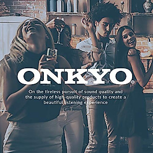 Onkyo TX-NR595 Home Audio Smart Audio and Video Receiver, Sonos Compatible and Dolby Atmos Enabled, 4K Ultra HD and AirPlay 2 (2019 Model), Black