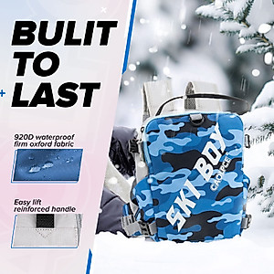 Ski Harness for Kids, Kids Ski Harness Strap with Retractable Leashes, Toddler Skis Kids Snowboard Teach Speed Control