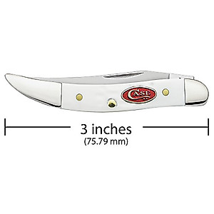 Case Small White Texas Toothpick Pocket Knife