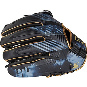Rawlings | REV1X Baseball Glove | Right Hand Throw | 11.75" - Two-Piece Solid Web | Black