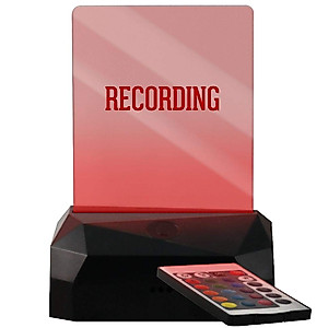 RECORDING - LED USB Rechargeable Edge Lit Sign