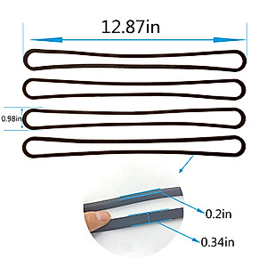 Vacuum Sealer Upper Gasket Assembly Replacement Parts Food Saver Parts Gasket - Fits V2200, V2400, V2800, V3000, V3200, V3400, V3800 Models - 4-Pack