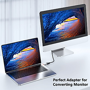 DteeDck Display Port to HDMI Adapter 4K 2 Pack, DisplayPort to HDMI Converter Male to Female, DP to HDMI Adopter [2K 60Hz, 1080p 120Hz] for Monitor Computer Laptop Projector