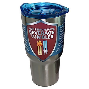 30 Oz. Stainless Tumbler Lid - Blue, 20 oz