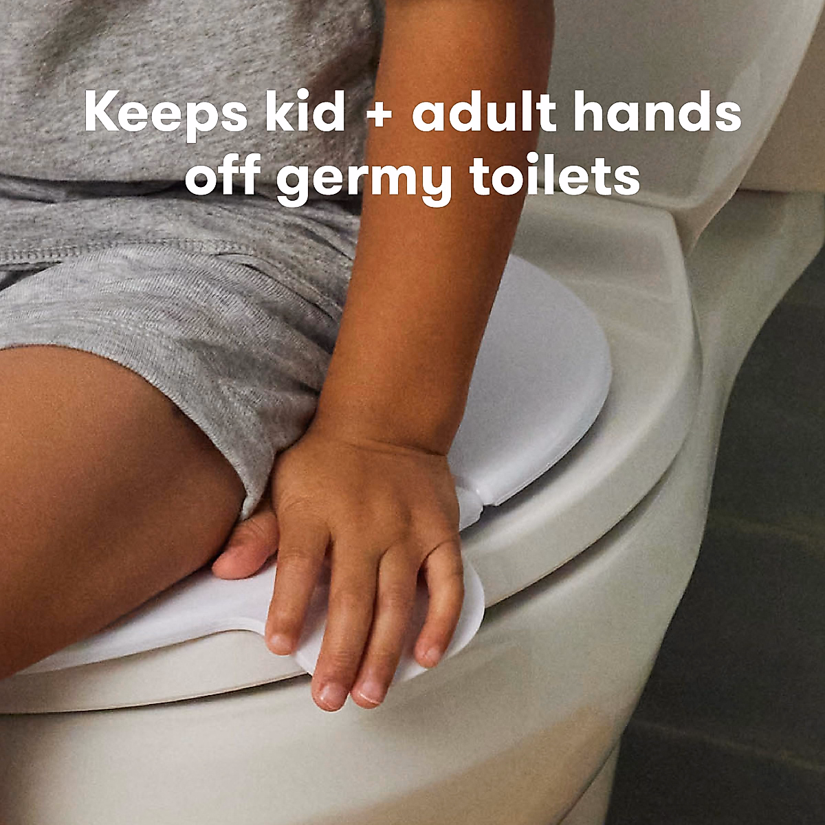 Frida Baby Fold-and-Go Potty Seat for Toilet | Foldable Travel Potty Seat for Toddler, Fits Round & Oval Toilets, Non-Slip Base, Handles, Includes Free Travel Bag