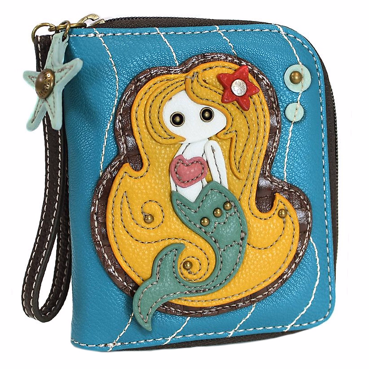 Chala Mermaid Zip-Around Wallet/Wristlet