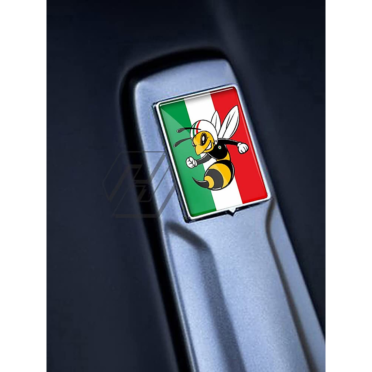 Chrome Badge Horncast Fits for Vespa Scooter LX Primavera Sprint GTV GTS 946 PX Clip-in Style (052-Italy)
