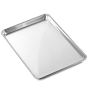 GRIDMANN 13" x 18" Commercial Grade Aluminum Cookie Sheet Baking Tray Jelly Roll Pan Half Sheet - 6 Pans