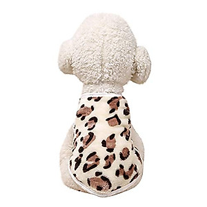 Girl Dog Shirts for Autumn Bust Leopard Product Print Winter Pet Clothes Pet Supplies Dog Shades for Medium Dogs