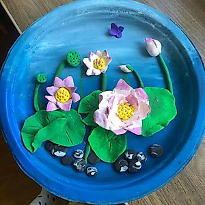 Huixiang 0.44lb 7oz Concrete Cement Pigment-blue Iron Oxide Powder, Concrete Cement Dye Pigment for Brick, Tile, Clay, Lime, Mortar, Grout, Plaster, Paint, Bath Bombs Coloring Powder(Blue,0.44lb)