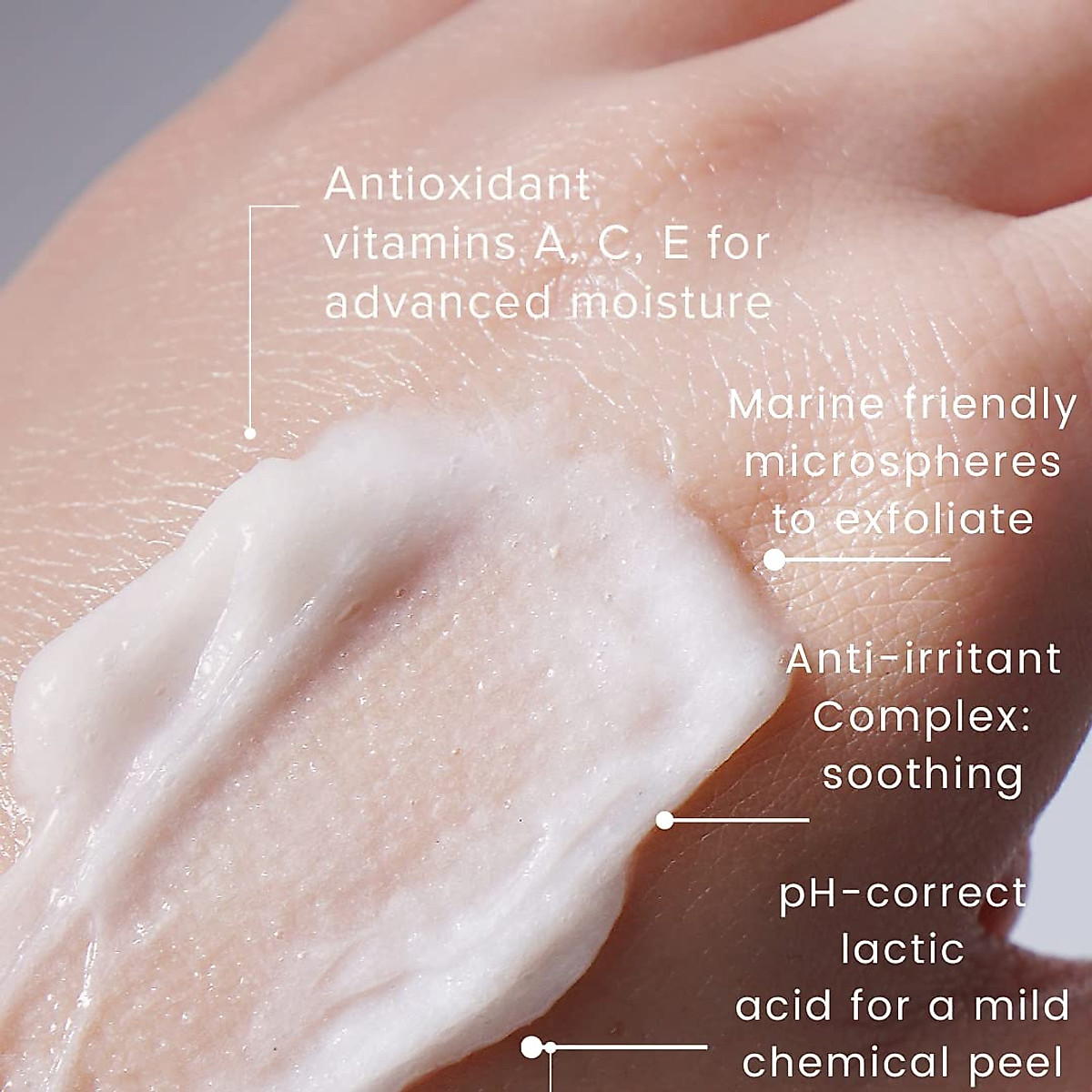 Priori Skincare 2xfoliant Peel + Scrub for Face and Body Lactic Acid Retinol Vitamin C, E At-Home Microdermabrasion Anti-Irritant Dermatologist Tested 6.8 fl oz