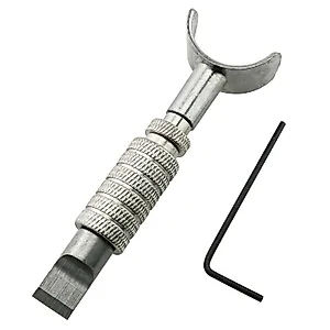 Tegg Swivel Knife Stainless Steel Precision Leathercraft Swivel Knife with Straight Blade Leather Cutting Tool