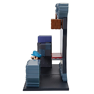 Super Mario Underground playset with Ice Mario Action Figure Includes 5 Interactive Environment Pieces