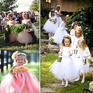 Tulle Rolls 6” by 100 Yards (300 feet) Tulle Roll Spool Fabric for DIY Tutu Skirts Wedding Baby Shower Crafts Decorations Party Supplies (White)