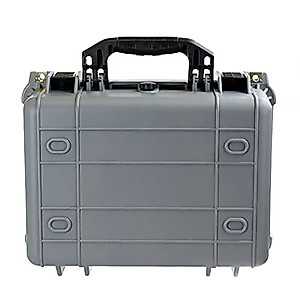 Eylar Standard 16" Gear, Equipment, Hard Camera Case Waterproof with Foam TSA Standards (Gray)