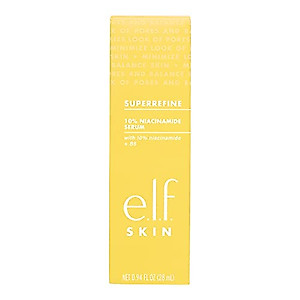 e.l.f. SKIN SuperRefine 10% Niacinamide Serum, Concentrated Serum With Niacinamide For Balancing, Evening Tone & Smoothing Skin, Vegan & Cruelty-Free