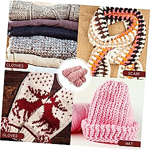 COHEALI 4pcs Colorful Gold Velvet Yarn Wool Yarn Knit Sweater Scarf Crocheting Supplies Crochet Thread Sewing DIY Wool Yarn Crochet Cotton Yarn Chenille Colorful Gold Velvet Pink Self Made