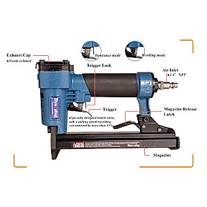 Dynastus 20 Gauge Pneumatic Heavy Duty Stapler T50 3/8Inch Crown Air Staple Gun with 1000 Staples