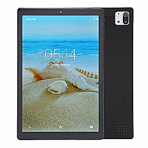 Naroote 10 Inch Tablet, 5G WiFi 5000mAh Tablet PC 100‑240V for Gaming (US Plug)