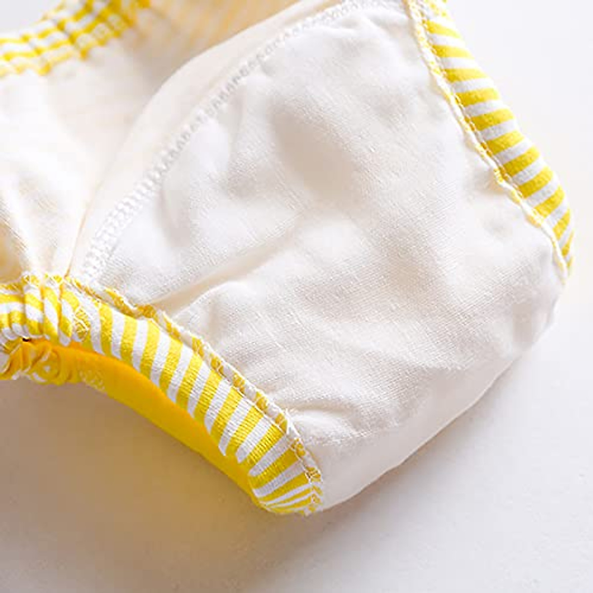 JackLoveBriefs Potty Training Pants for Boys Girls Toddlers,6 Packs Learning Designs Training Underwear Pants(2T) Orange