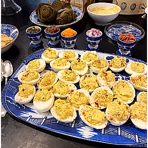 Marye-Kelley Blue Willow Melamine Platter - 10" x 14"