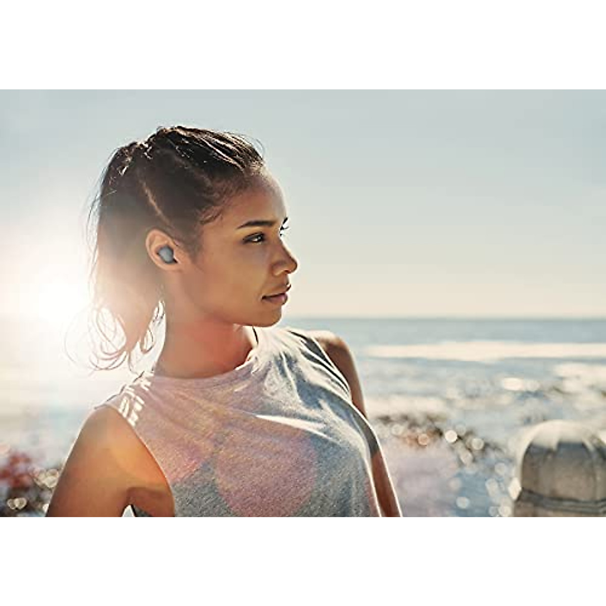 iLive Truly Wire-Free Earbuds, Sweatproof, Includes 3 Set of Ear Tips, Black (IAEBT40B)