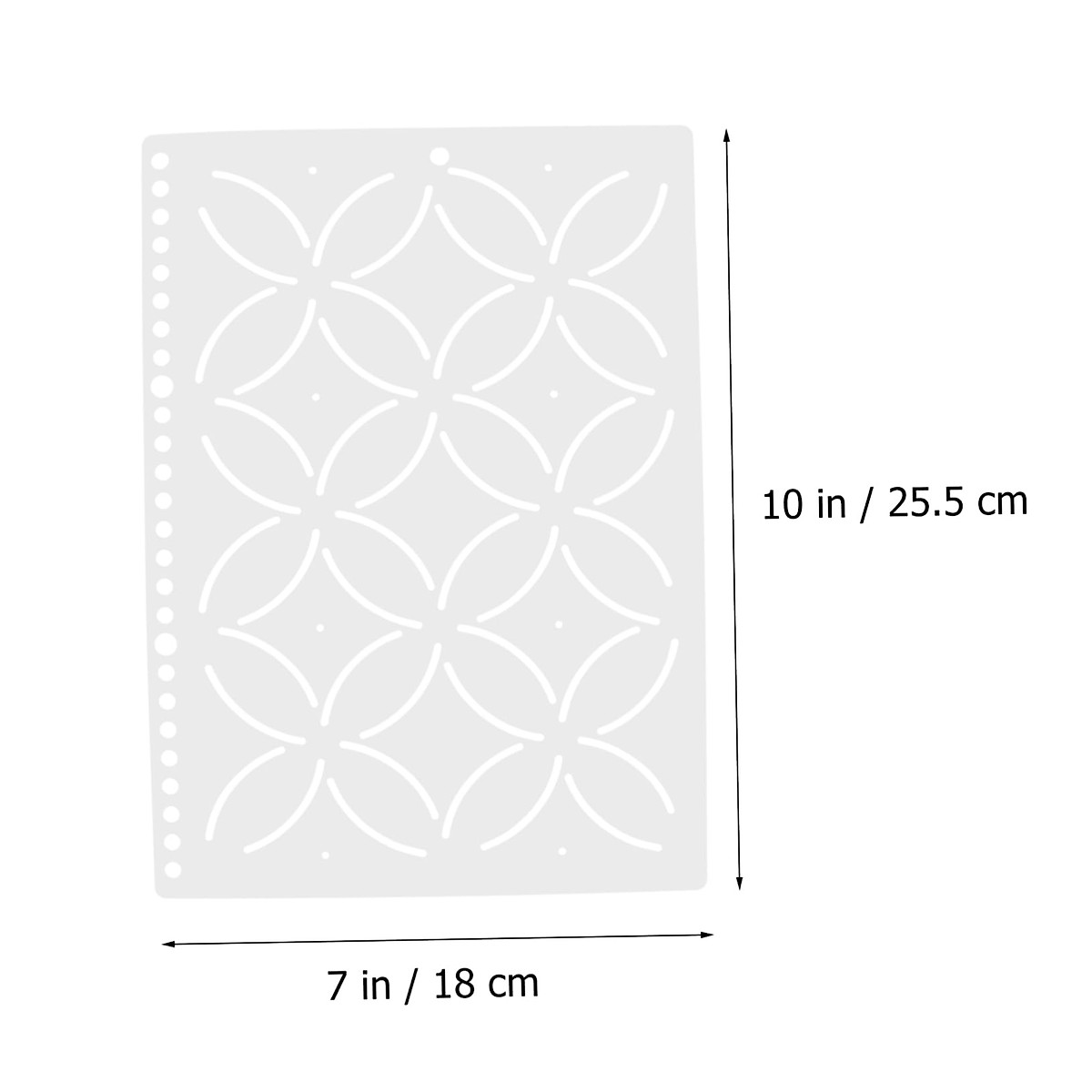VILLCASE Quilting Stencils for DIY Clothing Multi-Function Sewing Embroidery Template Ruler Sewing Gauge