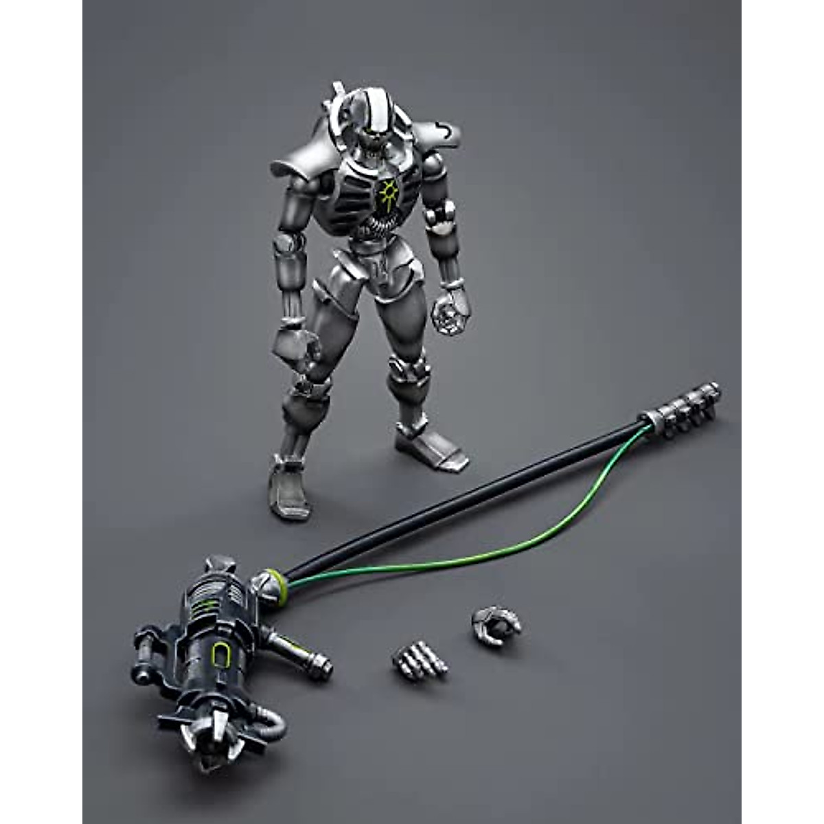 Pipigirl JoyToy Warhammer 40K Space Marine Genuine License 1/18 Soldier, Necrons Sautekh Dynasty, 4inch Models Space Marines Action Figures Kits, (Immortal with Tesla Carbine)