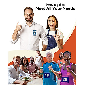 Magnetic Name Tag Holders with Strong Magnets for Securely Attaching ID Badges, Name Tags, and Accessories - 10 Pack