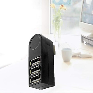 Lysee HDMI Cables - 270 Degree Rotatable High Speed 3 Ports USB HUB 2.0 USB Splitter Adapter for Notebook/Tablet Computer PC Peripherals - (Length: as pic)