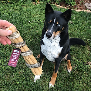 Icelandic+ Beef Collagen Dental Chew Stick Wrapped with Fish 8" Dog Treat