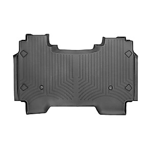 WeatherTech Custom Fit FloorLiners for Ram Truck 1500, Ram 1500-2nd Row (4414282), Black