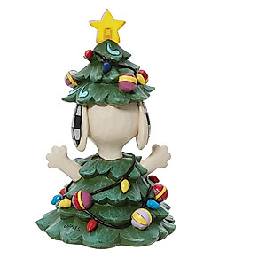 Enesco Jim Shore Peanuts Snoopy As Christmas Tree Figurine