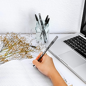 BIC Round Stic Xtra Life Ballpoint Pens, Medium Point (1.0mm), Black, 60-Count Pack, Flexible Round Barrel For Writing Comfort (GSM609-BLK)