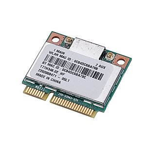 Mini WiFi Card, Dual Band 2.4G/5Ghz AR5B22 Network 300Mbps Bluetooth 4.0 WiFi Mini PCI-E Wireless Card use Network Adapter Network Card