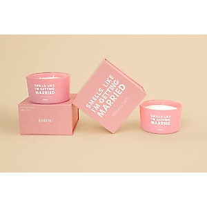 The Mine Company - Smells Like I'm Getting Married - Wedding Cake Scented Candle - 8oz Soy Wax Candle - Gift for Bride