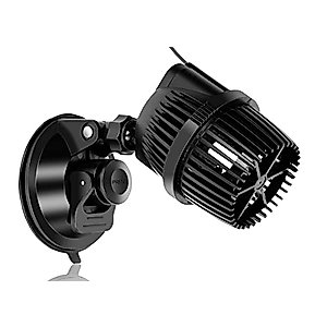 fishkeeper Aquarium Wave Maker, 1050GPH Aquarium Circulation Pump 360° Rotating Ultra Quiet Suction Cup Wavemaker Pump for Saltwater and Freshwater Tank