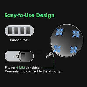 VIVOSUN Air Stones Disc 5 x 5 Inch with Shell for Aquarium, Fish Tank and Hydroponics Air Pump