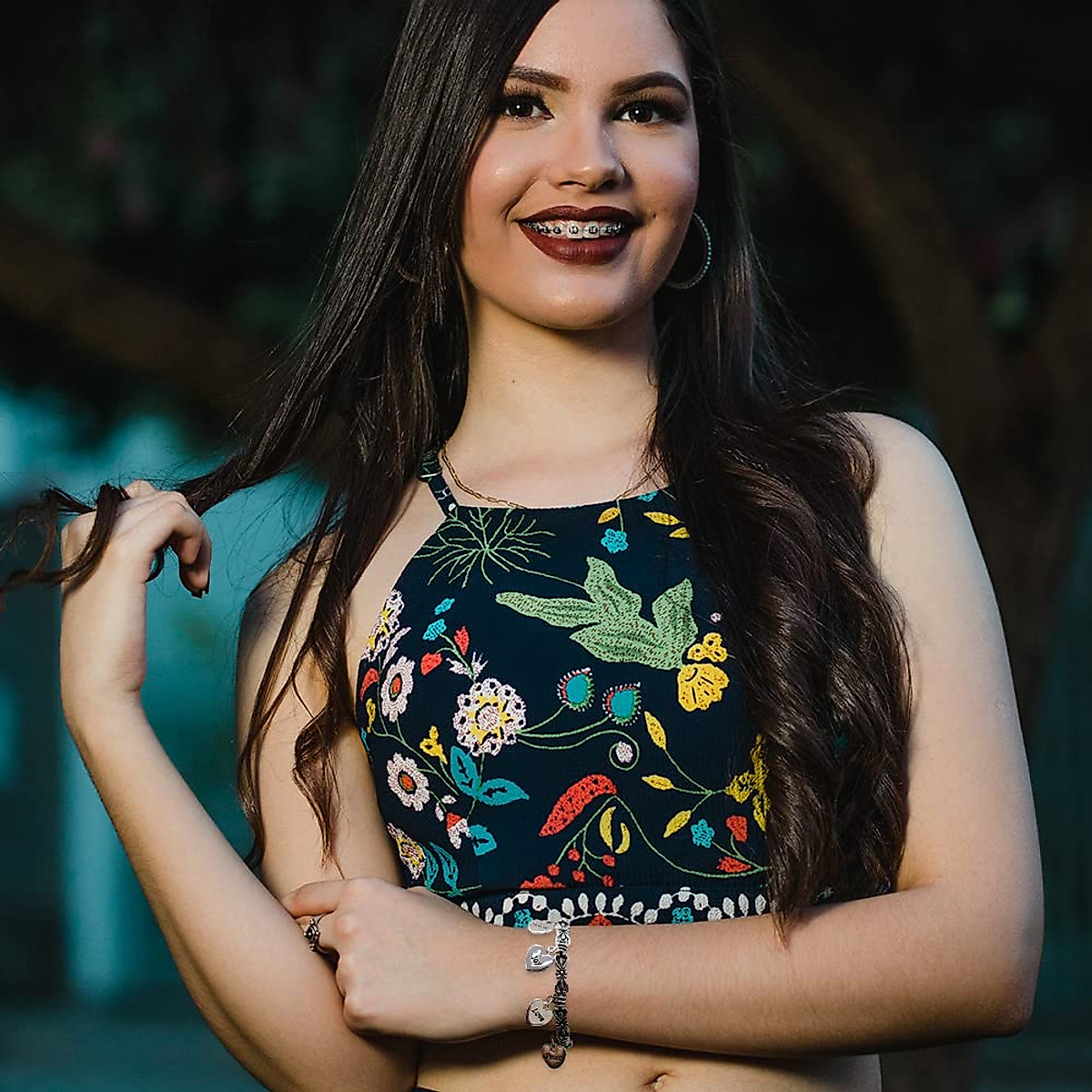 Madison Tyler Religious Prayer Bracelet for Women Religious Jewelry Gift for Girls Christian Gift, Rhodium,