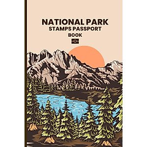 National Park Stamps Passport Book: National park journal document | Outdoor adventure list guide | Backpacking outdoor adventure | National park stamps for passport book
