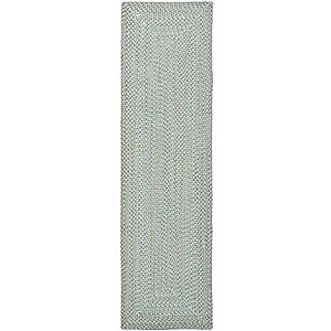 SAFAVIEH Braided Collection 2'3" x 6' Multi BRD170A Handmade Country Cottage Reversible Cotton Runner Rug