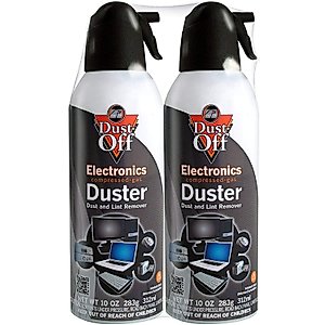 Dust-Off Disposable Compressed Gas Duster, 10 oz - Pack of 2