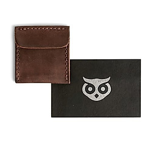 Hide & Drink, Wedding Ring Case, Engagement Pouch, Bride and Groom Jewelry Storage, Marriage Travel, Ring Bearer, Proposal Ring Holder, Full Grain Leather, Handmade, Bourbon Brown