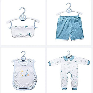 40pcs Baby Gift HGYZE Nursery Closet Hangers, Ultra-Thin Non-Slip and Extendable Laundry Infant Pant Hanger for Newborn Clothes - Adjustable Children Coat Hanger for Girl Boy Toddler Kid Child