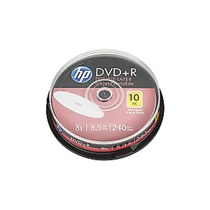 HP DVD+R DL 8X IJ Print 10PKBox 8.5GB