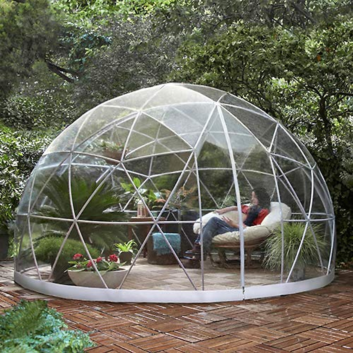 Garden Igloo - Improved Version V2 - 12' Walk-in Garden Dome Igloo